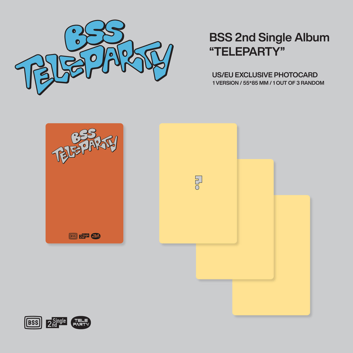 BSS 2nd Single 'TELEPARTY' NA Ver. - SEVENTEEN 세븐틴 Official Store