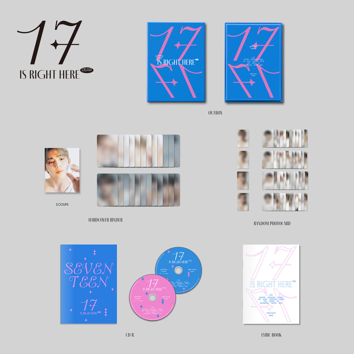 SEVENTEEN BEST ALBUM '17 IS RIGHT HERE' - DEAR VER. - - SEVENTEEN 세븐틴 Official Store
