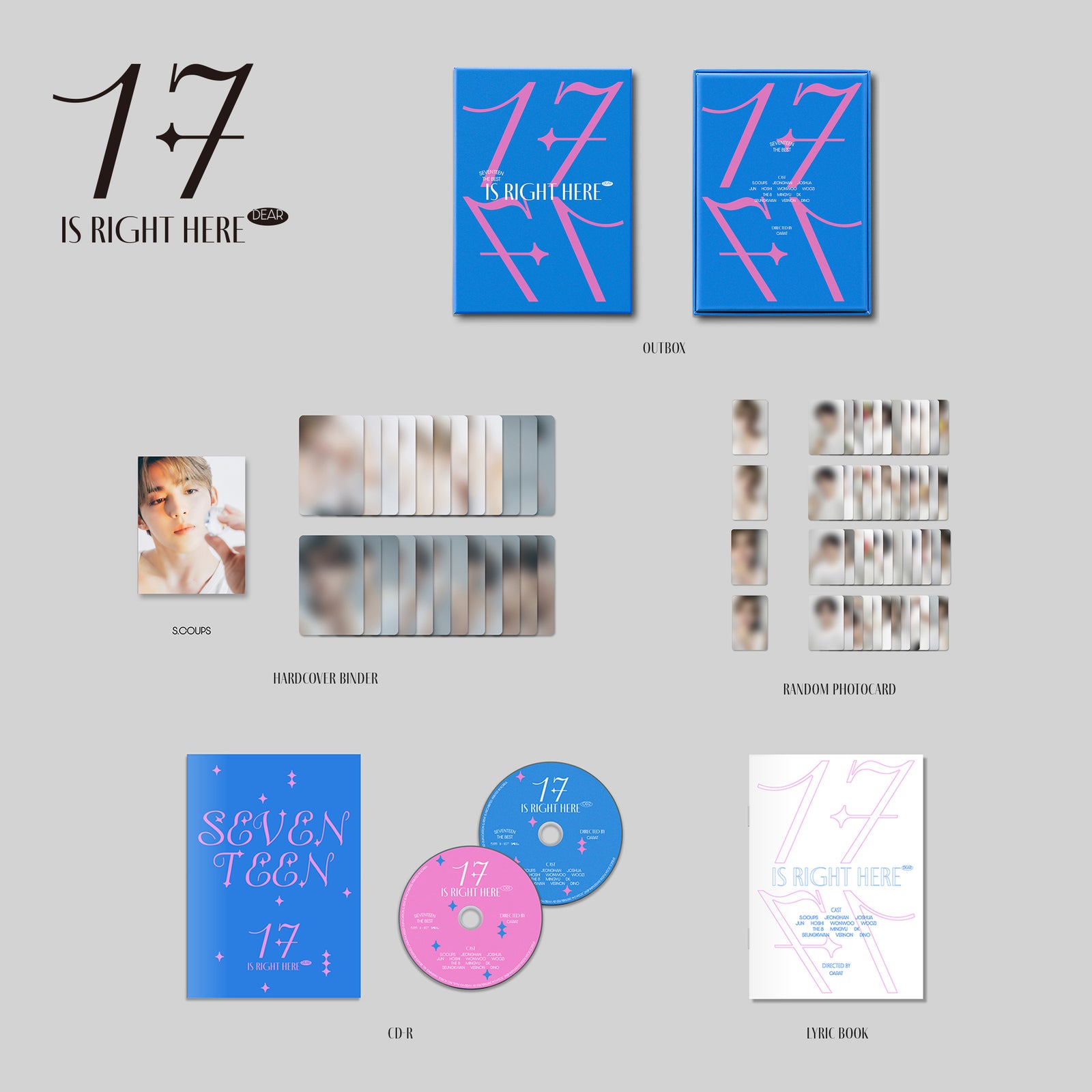 SEVENTEEN BEST ALBUM '17 IS RIGHT HERE' - DEAR VER. - - SEVENTEEN 세븐틴 Official Store