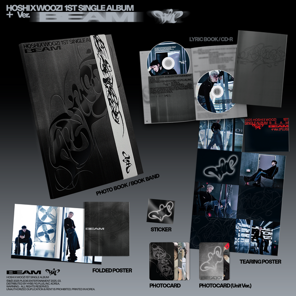 HOSHI X WOOZI 1st Single Album 'BEAM' + (plus) Ver. - SEVENTEEN 세븐틴 Official Store