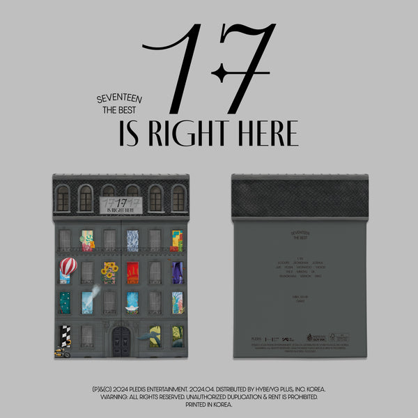 Seventeen Best Album '17 is Right Here' Here Ver. (Signed) - SEVENTEEN 세븐틴 Official Store